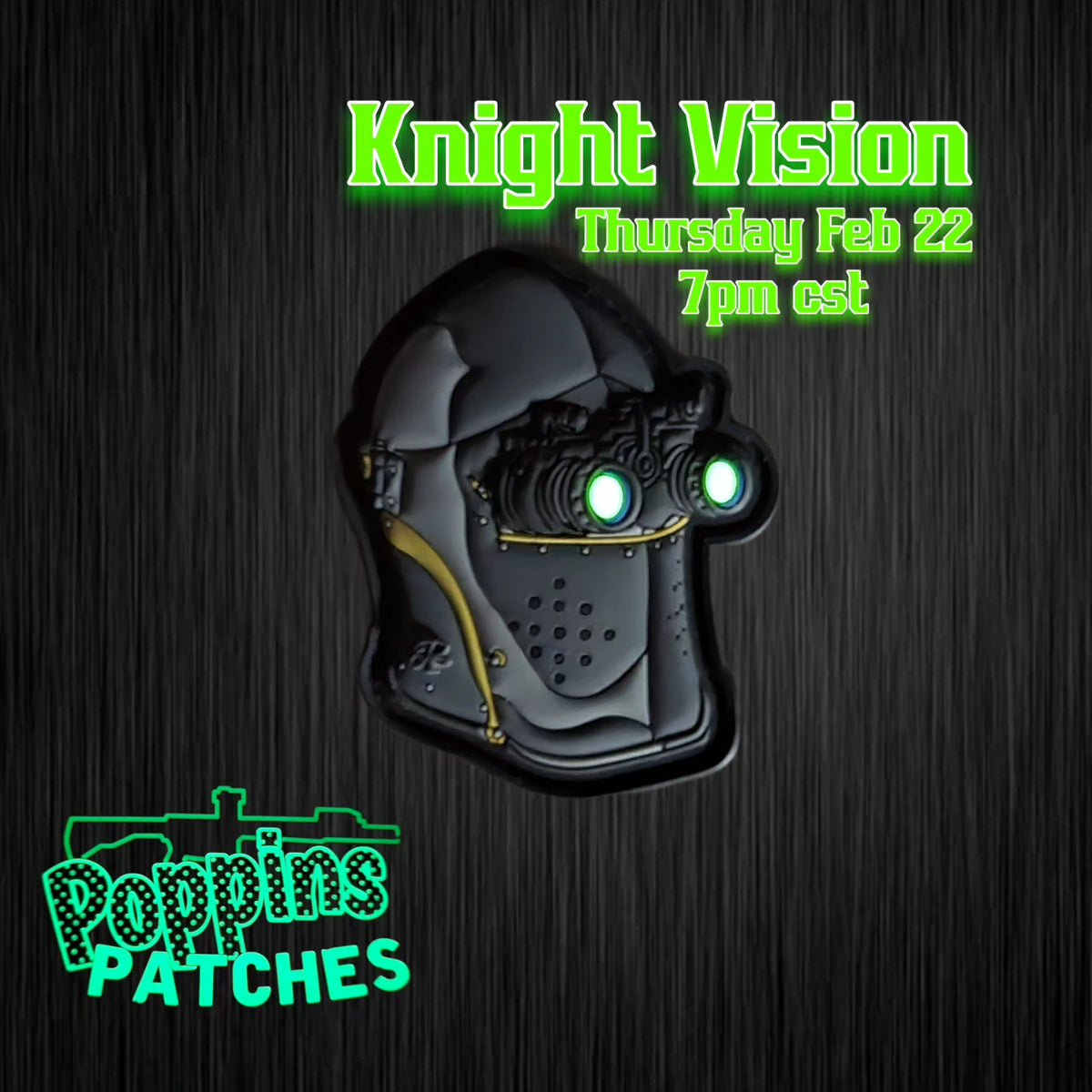 Knight Vision morale patch – Poppins Patches
