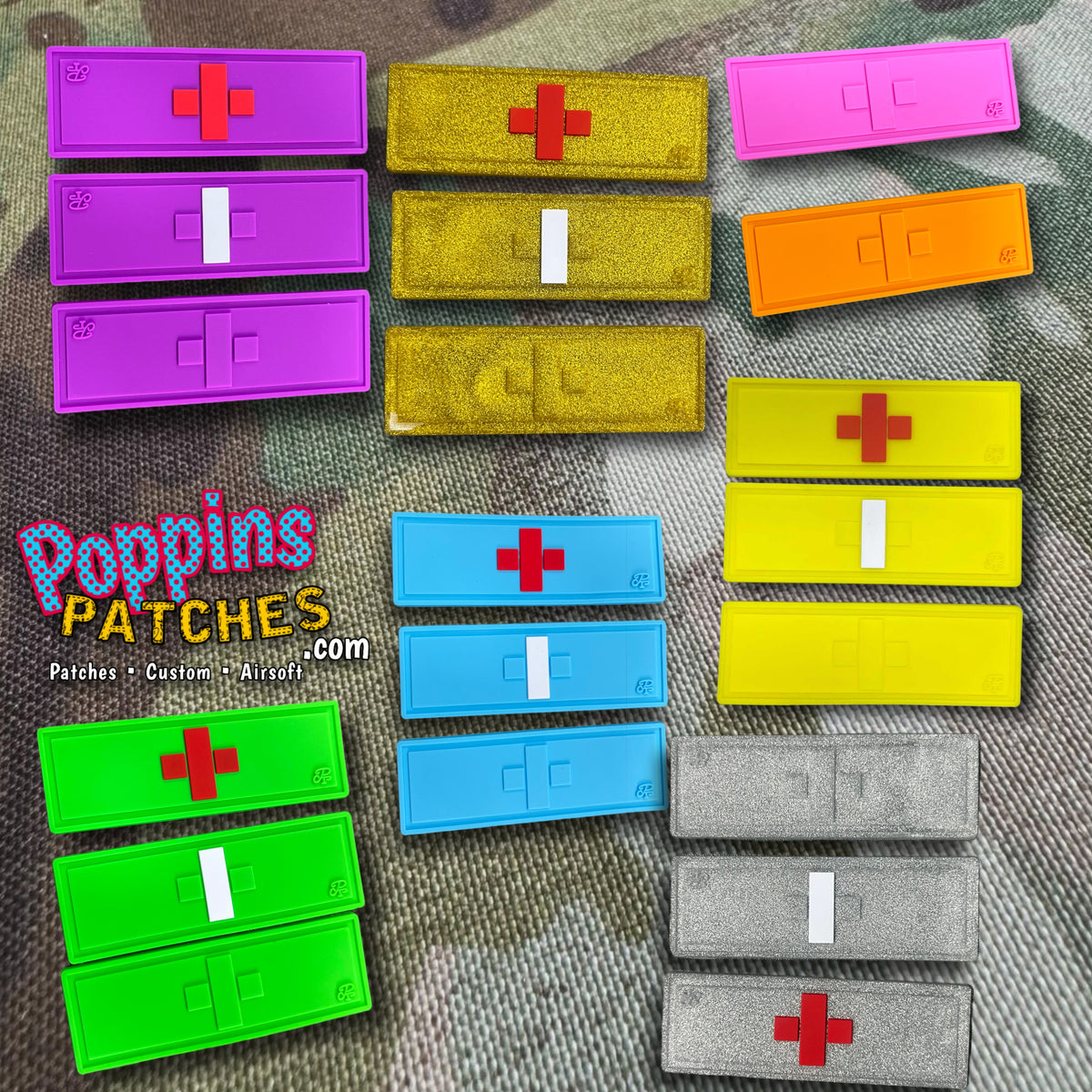 SIMPS ( Squad Identifiers Morale Patch Set ) 16x pack – Poppins Patches