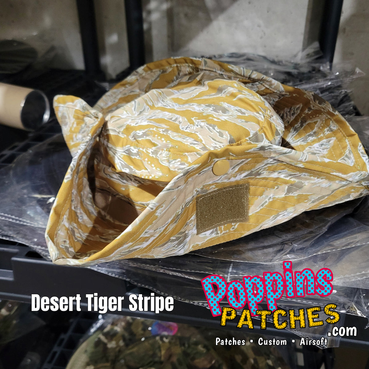 Tactical Tricorne Hat Desert Tiger Stripe – Poppins Patches