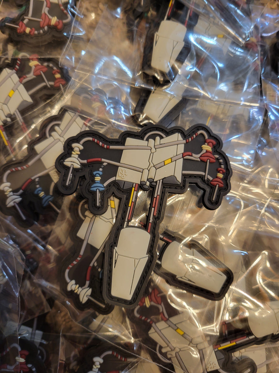 Binder Clip X-wing Morale Patch – Poppins Patches