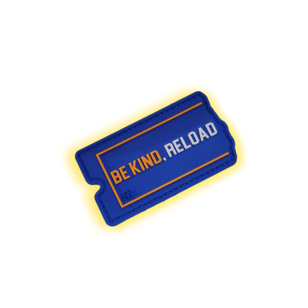 BE KIND, RELOAD Morale Patch – Poppins Patches